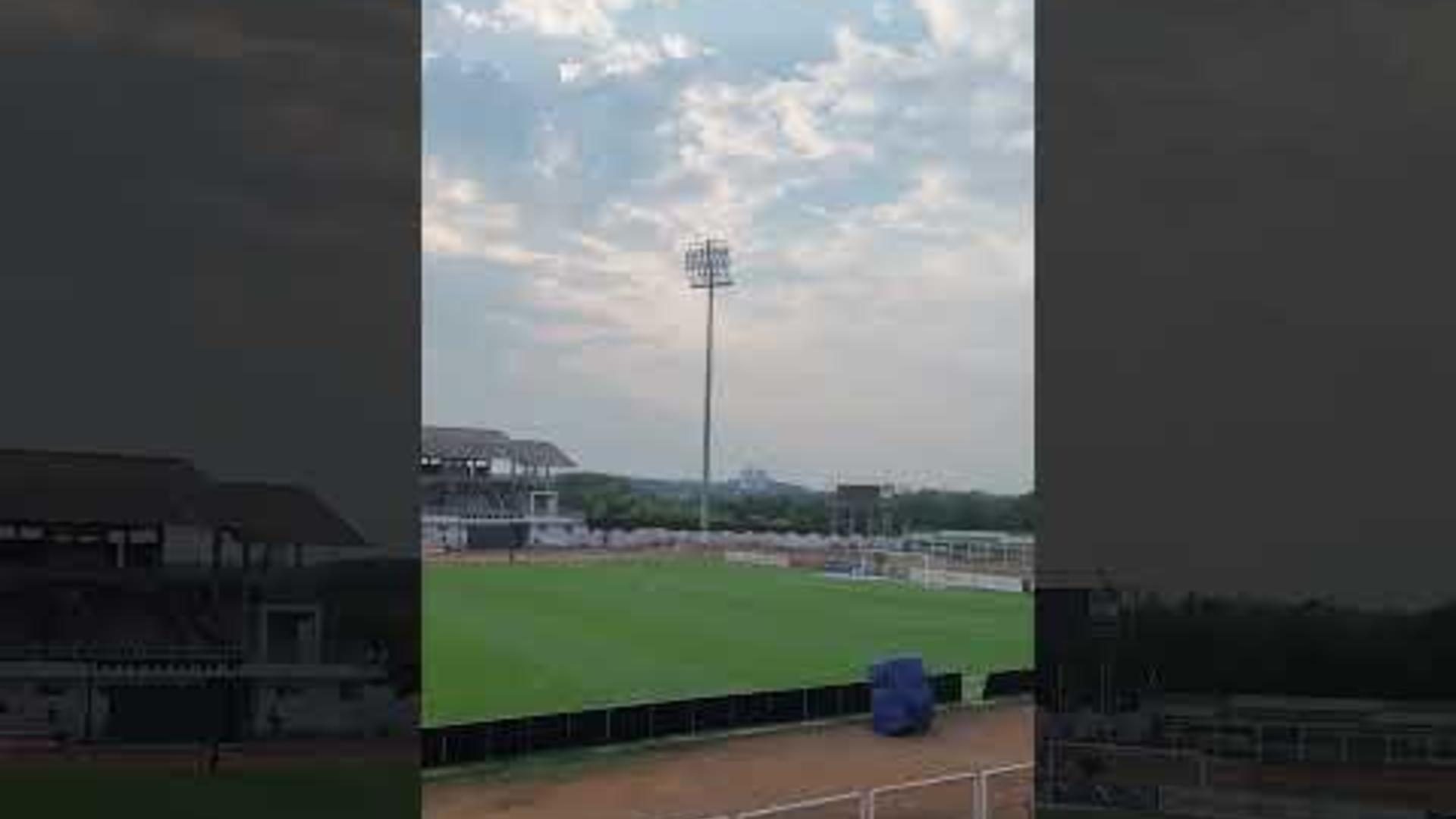 A picturesque setting at the Payyanad Stadium in Manjeri for #JFCMCFC! 😍